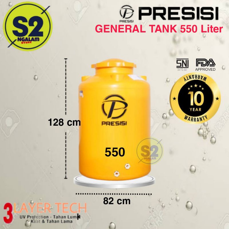 Jual Tandon Air /Toren Air /Tangki Air - PRESISI 550 Liter (Invoice ...