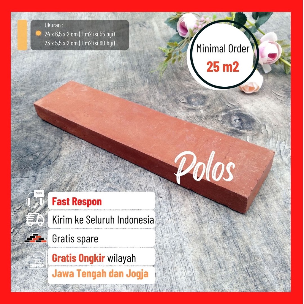 Jual Bata Tempel Dinding Expose Terakota Ekspose Ekspos Natural Halus ...