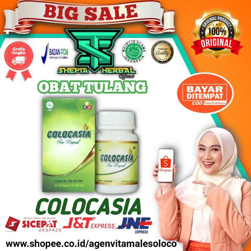 Jual COLOCASIA ORIGINAL OBAT PENAMBAH CAIRAN LUTUT DAN TULANG SENDI ...
