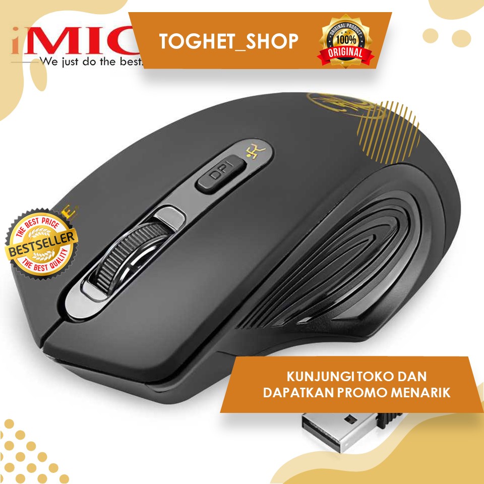 Jual Mouse Tanpa Kabel Mouse Wireless Untuk Gaming Bermain Game 2000 ...