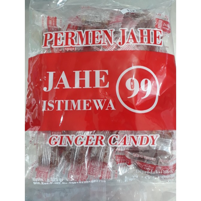 Jual Cemilan jadul permen jahe ginger candy istimewa 125g | Shopee ...