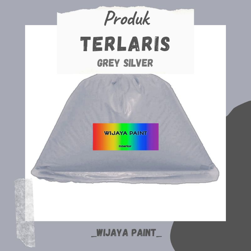 Jual CAT TEMBOK KILOAN WARNA SILVER KEMASAN 2KG | Shopee Indonesia