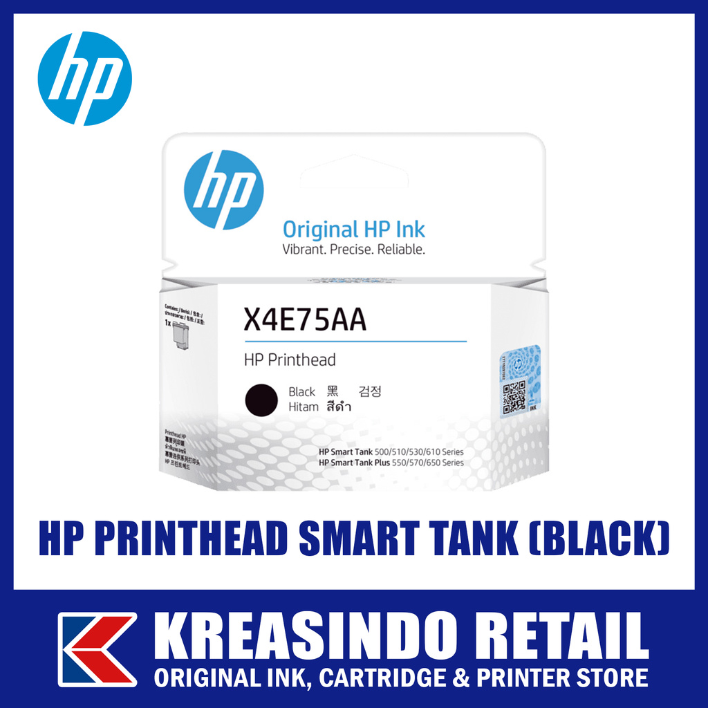 Jual HP Print Head Printhead Cartridge X4E75AA X4E75A Black for Smart ...