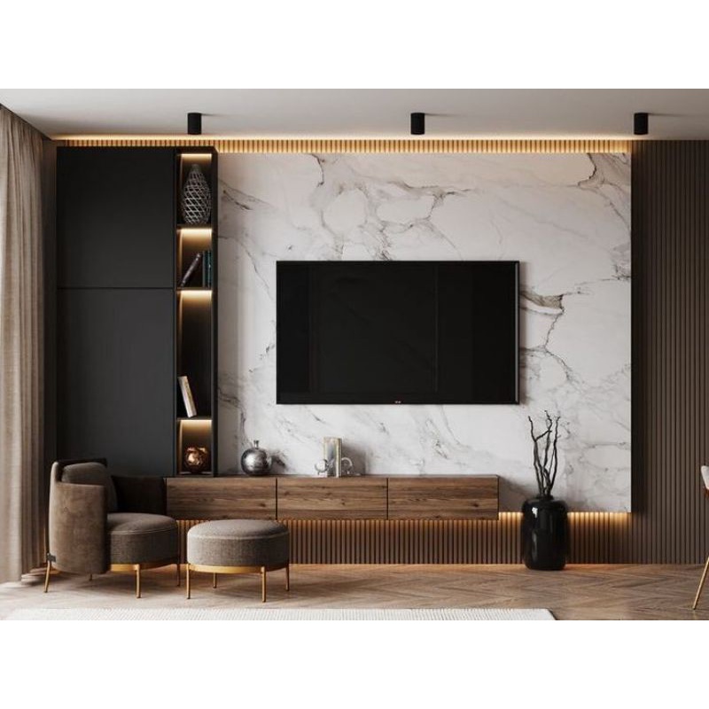 Jual DESIGN BACKDROP TV MEWAH BUAT RUANGAN YANG NYAMAN DAN ELEGAN ...