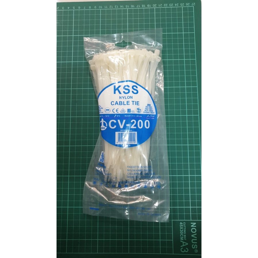 Jual KABEL TIES / KABEL TIS / CABLE TIE CV 200 KSS 20CM CV200 | Shopee Indonesia