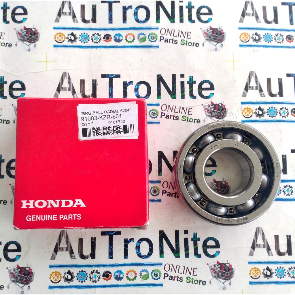 Jual Bearing Radial 6204 Laher As Pulley 91003-KZR-601 Ori Honda Air ...