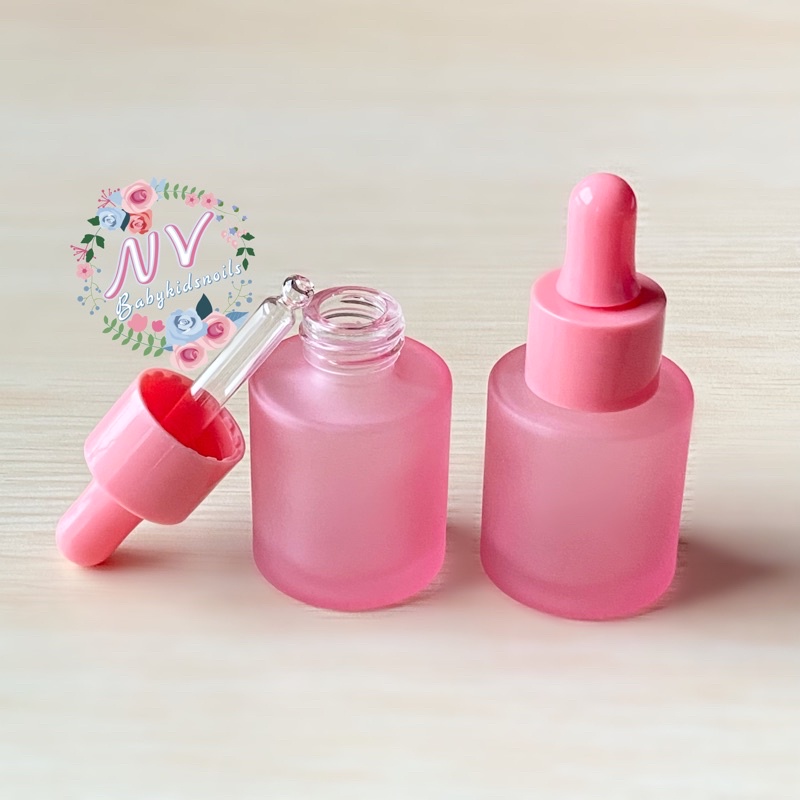 Jual PASTEL GLASS FROSTED DROPPER BOTTLE 20ml / BOTOL KACA PIPET DOFF ...
