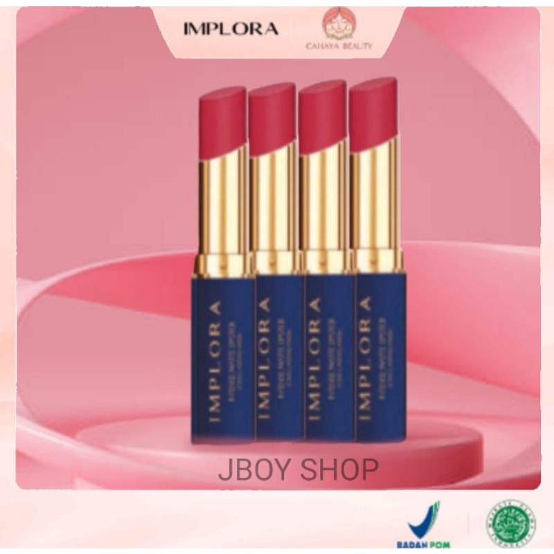 Jual ORIGINAL IMPLORA INTENSE MATTE LIPSTICK Long Lasting Finish ...