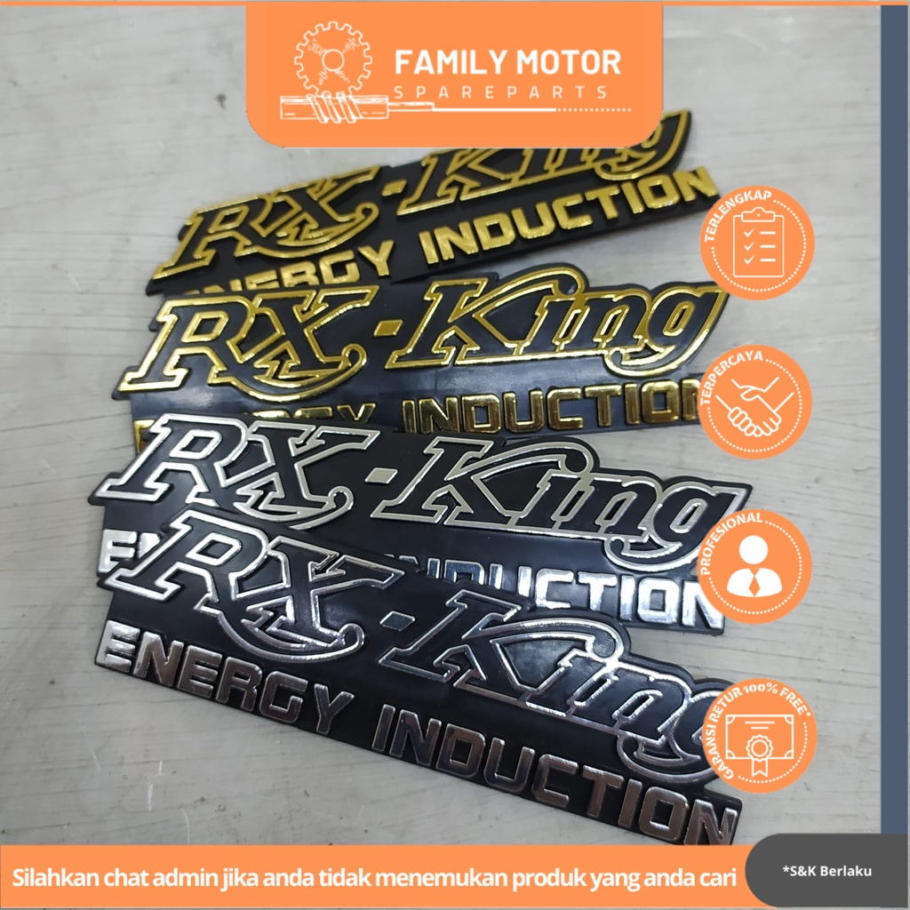 Jual Emblem Lambang Tulisan Yamaha RXK RXKING RX King RX-King Energy ...