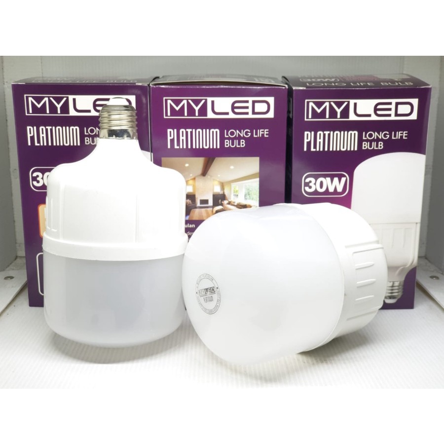 Jual Lampu LED 30 Watt Putih Myled Platinum 30W Bohlam LED 30w Daylight | Shopee Indonesia