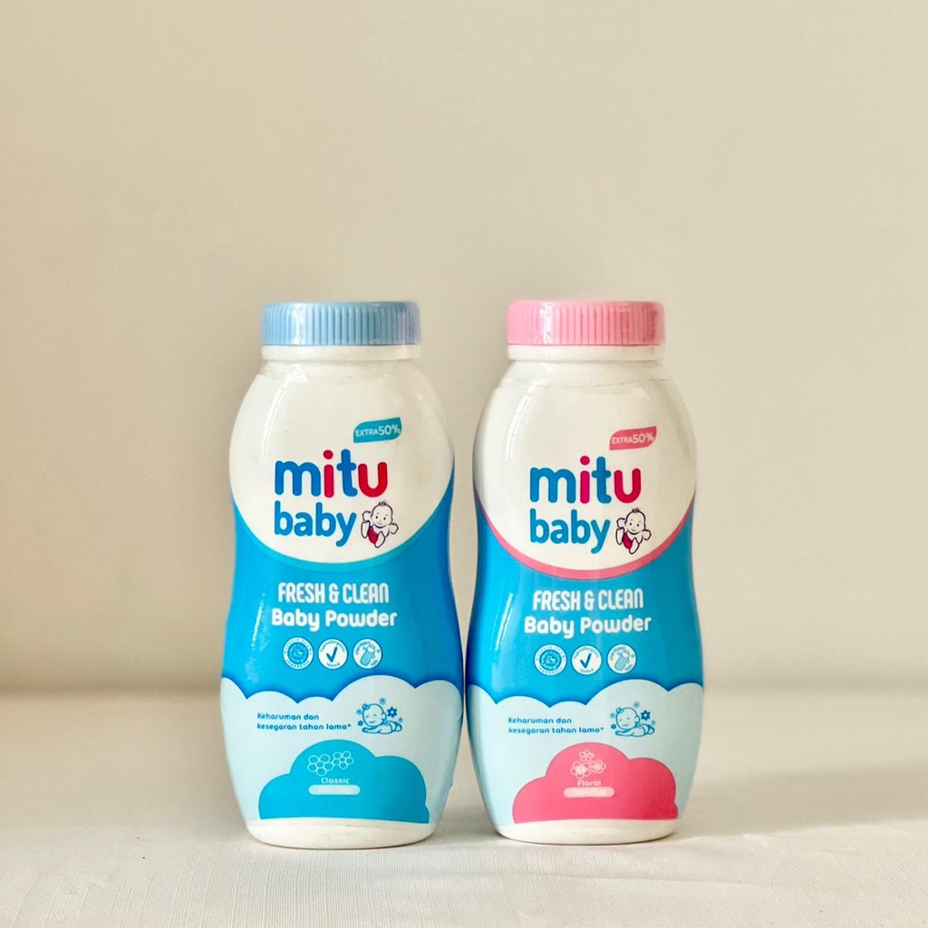 Jual Mitu Baby Powder 50+25gr | Shopee Indonesia