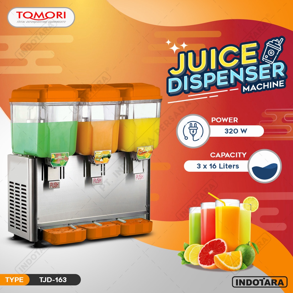 Jual Juice Dispenser / Jus Dispenser TOMORI TJD 163 | Shopee Indonesia