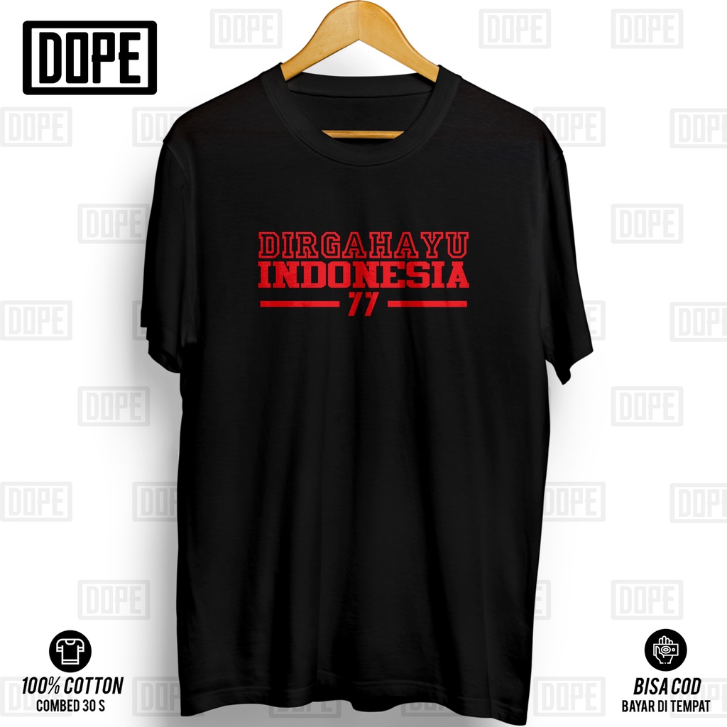 Jual Kaos INDONESIA Merdeka 17 Agustus | 77 Premium Branded Baju Pria ...
