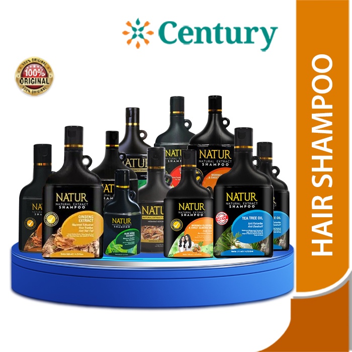 Jual NATUR SHAMPOO ALOE VERA / GINSENG / SCALP CARE / TEA TREE OIL ANTI KETOMBE / OLIVE OIL ...