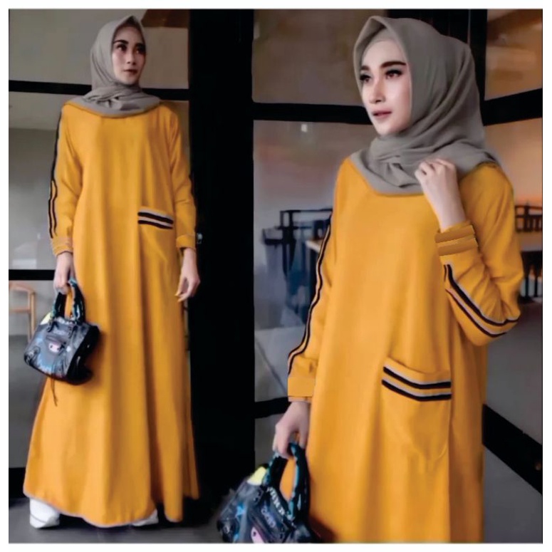 Jual Gamis Katun / Gamis kaos / Gamis syari / Gamis cotton combed 24s ...