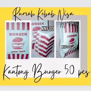 Jual Kantong Burger merah putih isi 100 pcs | Shopee Indonesia
