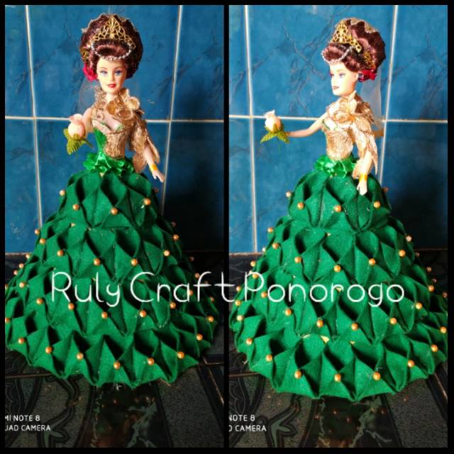 Jual Barbie candy/ kantong flanel refil mahkota murah versi jawa putri ...