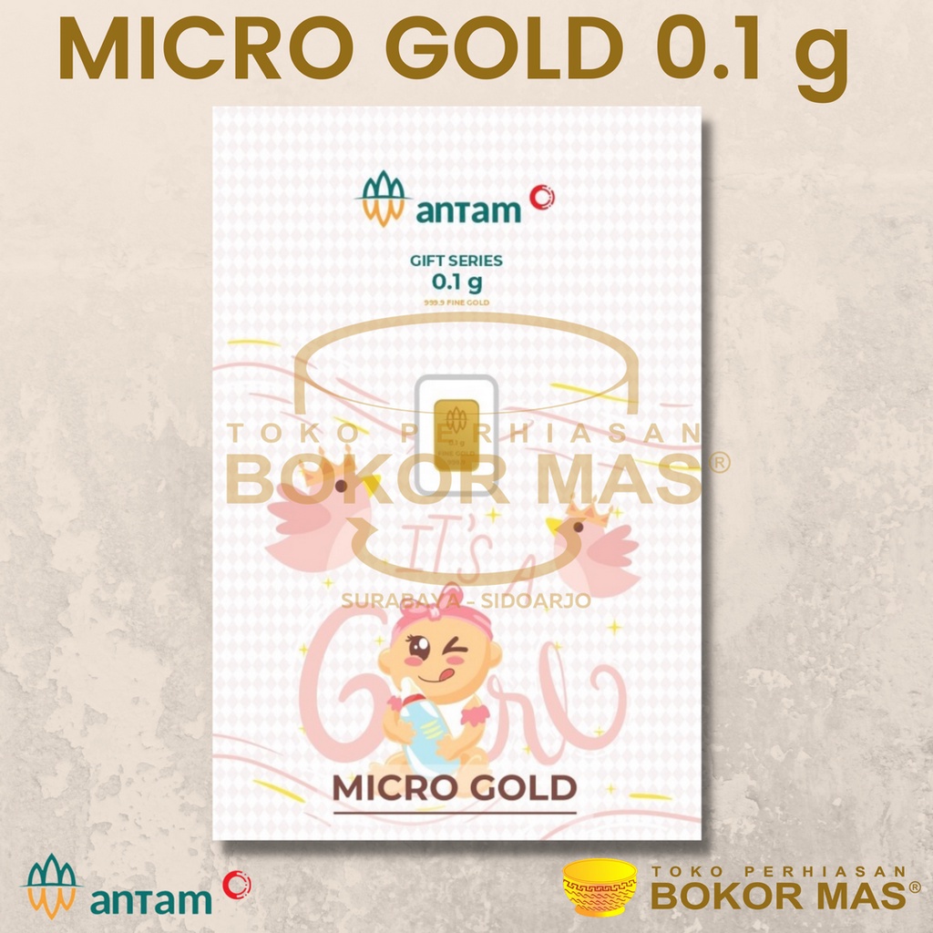 Jual LOGAM MULIA MINI / MICRO GOLD EMAS 24K HARTADINATA X ANTAM 0.1 ...