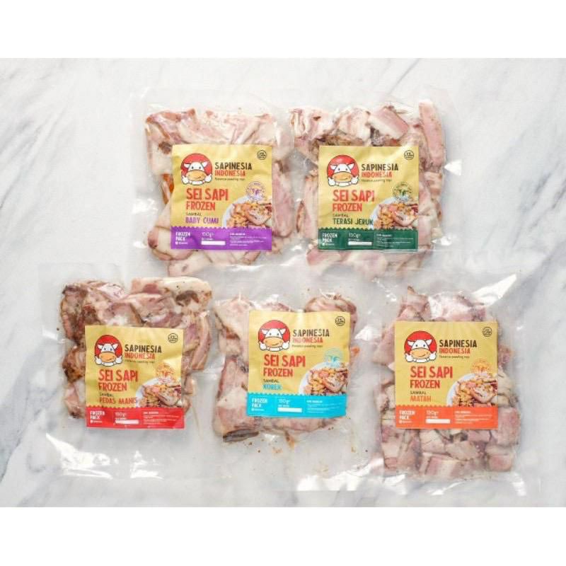 Jual sei sapi daging asap sapinesia ready stok | Shopee Indonesia