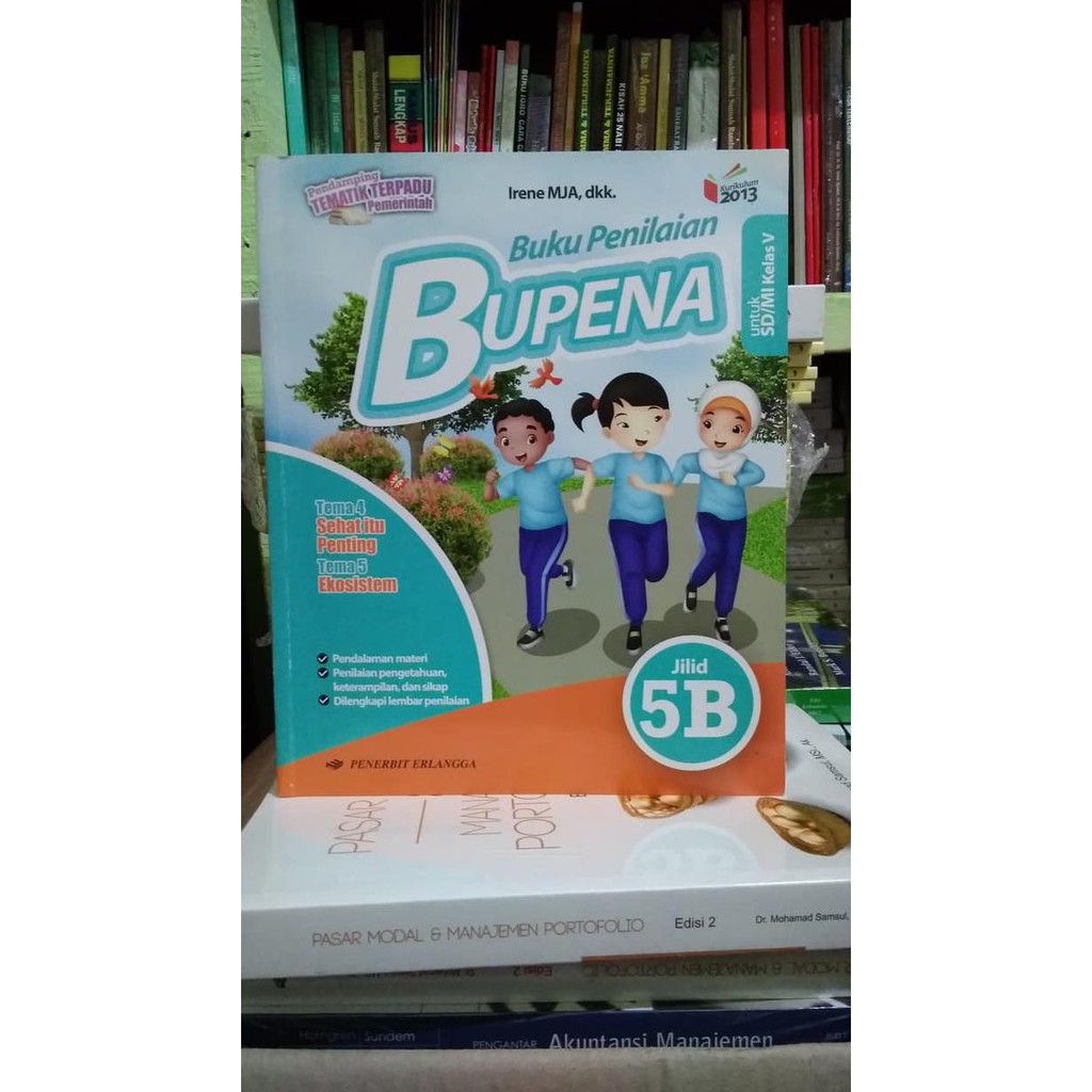 Jual BUPENA ( BUKU PENILAIAN ) 5B UNTUK SD/MI KELAS V ( K13N ) ERLANGGA | Shopee Indonesia