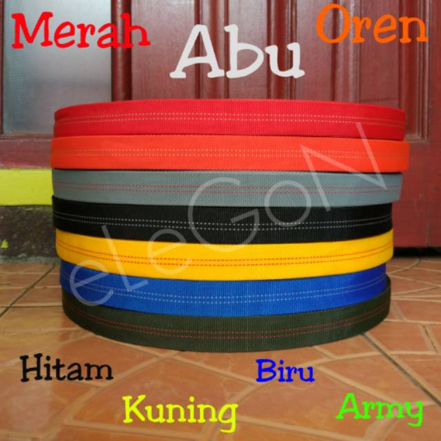 Jual Tali Webbing Double Strip Tubular 45m Tali Webing Outdoor | Shopee ...