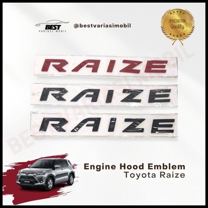 Jual Engine Hood Raize / Logo Kap Mesin Raize / Emblem Mobil | Shopee ...