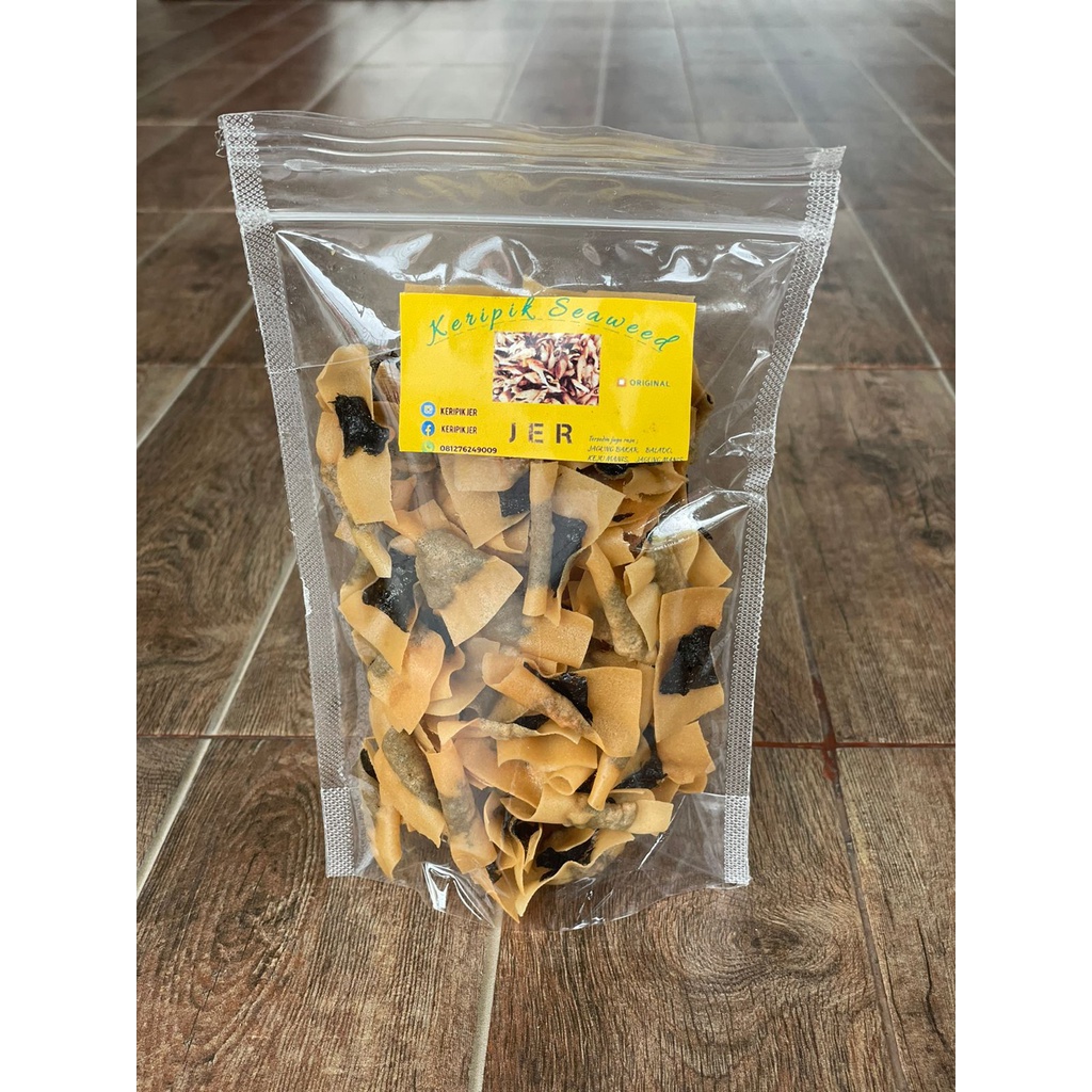 Jual Keripik Seaweed Rumput Laut Rasa Original Snack Cemilan | Shopee ...