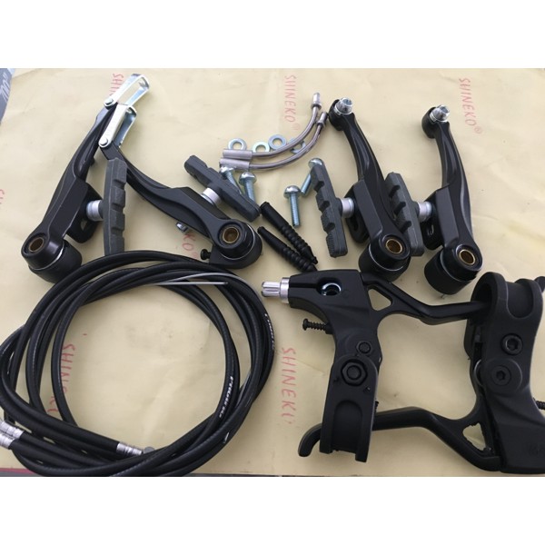 Jual HARGA SPESIAL | Set rem sepeda FULL ALLOY|Full SET Rem V-Brake ...