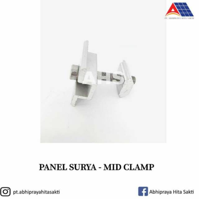 Jual Mounting Solar PV / Solar Module / Panel Surya - Mid Clamp ...