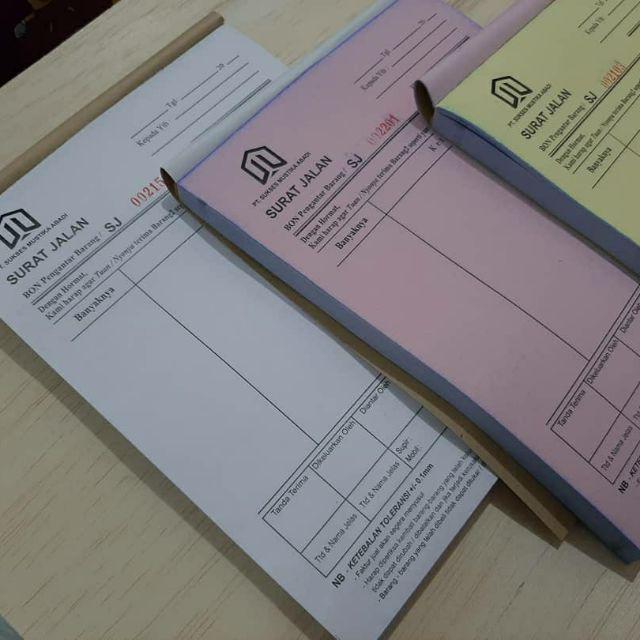 Jual cetak nota / Bon faktur 1rim (2ply / 3ply) ukuran 1/3 folio ...