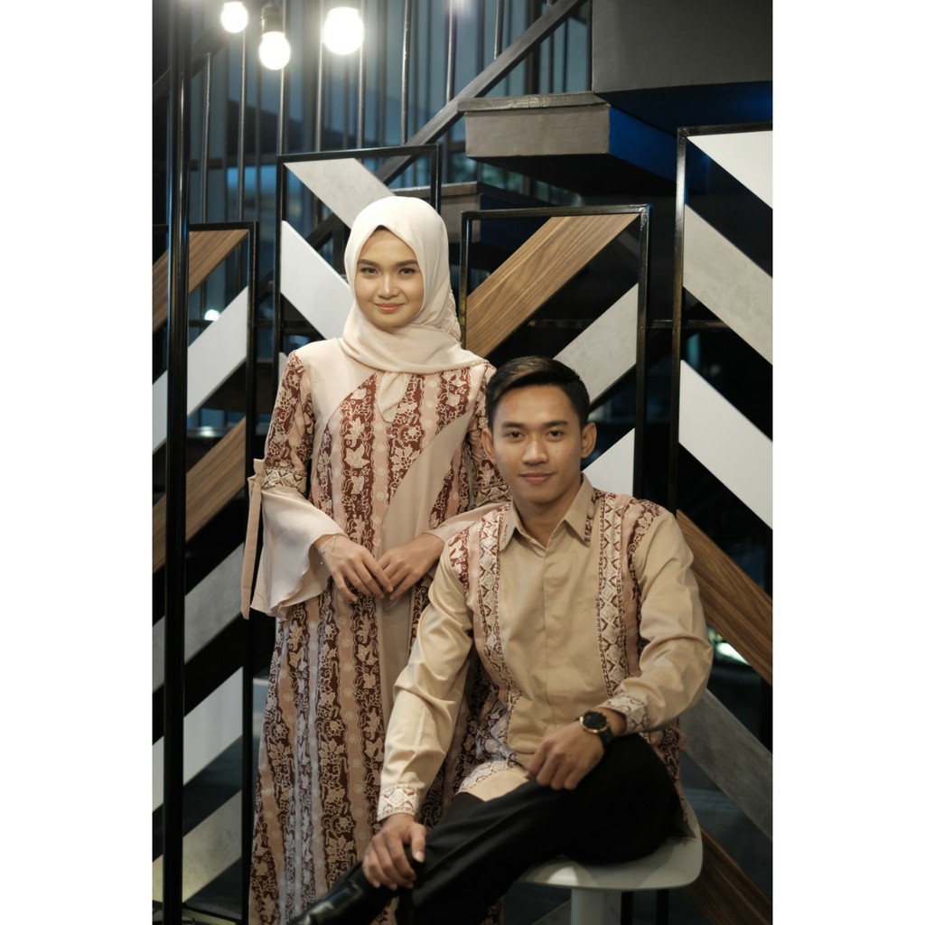 Jual Couple Batik Asli Keluarga - Batik Khas Riau | Shopee Indonesia