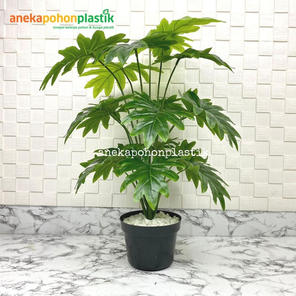 Jual Tanaman Hias Artificial Monstera Jari Philo Semi Latex Dekorasi ...