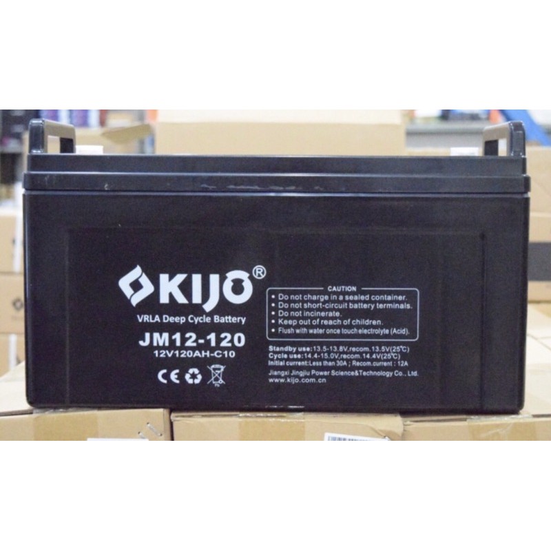 Jual Battery VRLA UPS Deep Cycle 12Volt 120AH KIJO JM 12-120 12V 120 AH ...