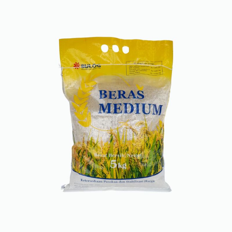 Jual BERAS MEDIUM Kemasan @ 5 kg | Shopee Indonesia