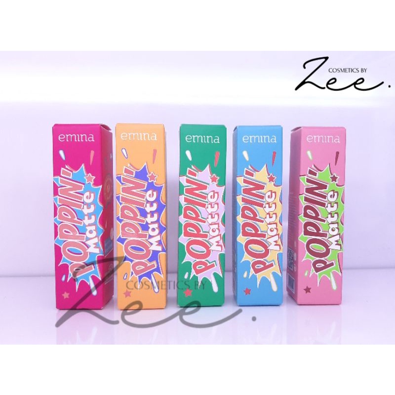 Jual Emina Poppin Matte 4.5 g | Lip Matte Emina | Emina Lip Cream ...