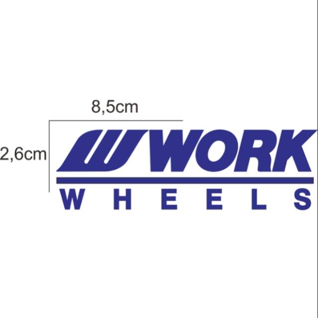 Jual Stiker velg mobil work wheels | Shopee Indonesia