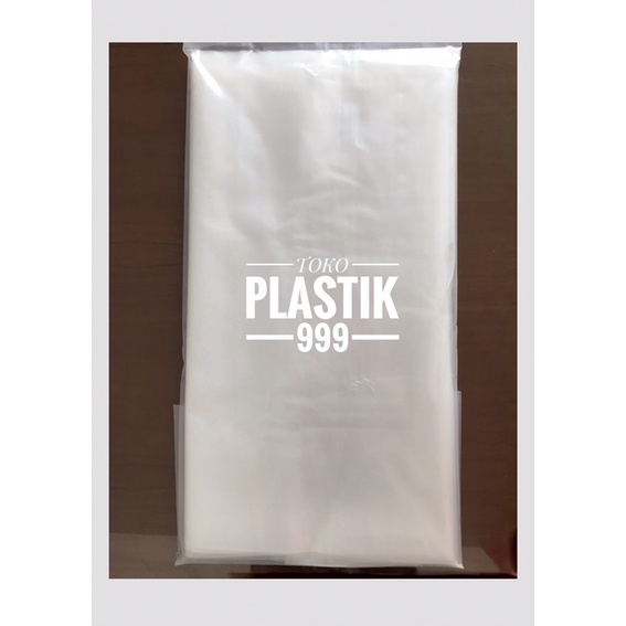 Jual Kantong Plastik PE Murni 40x60 cm Tebal 08 (80 micron) Bening ...