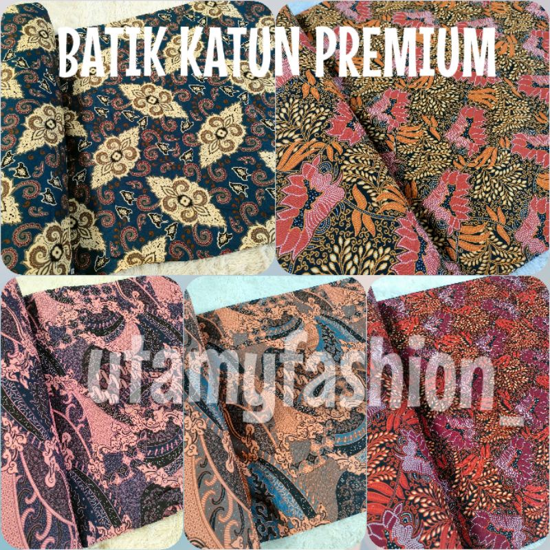 Jual KAIN BATIK KATUN PREMIUM BATIK KATUN ORI | Shopee Indonesia