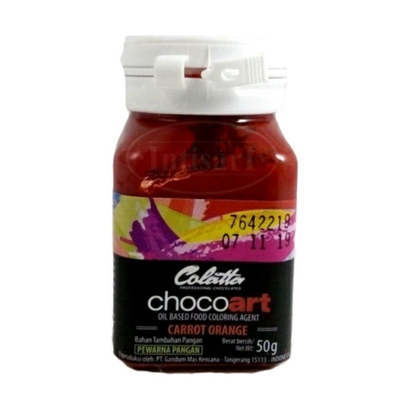 Jual Colatta Chocoart Pewarna Makanan Choco Art Carrot Orange 50 gr ...