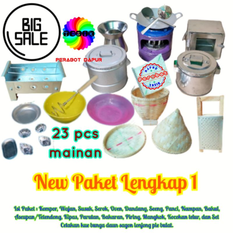 Jual New Paket Lengkap Mainan Masak Masakan Kompor Minyak Tanah Plus