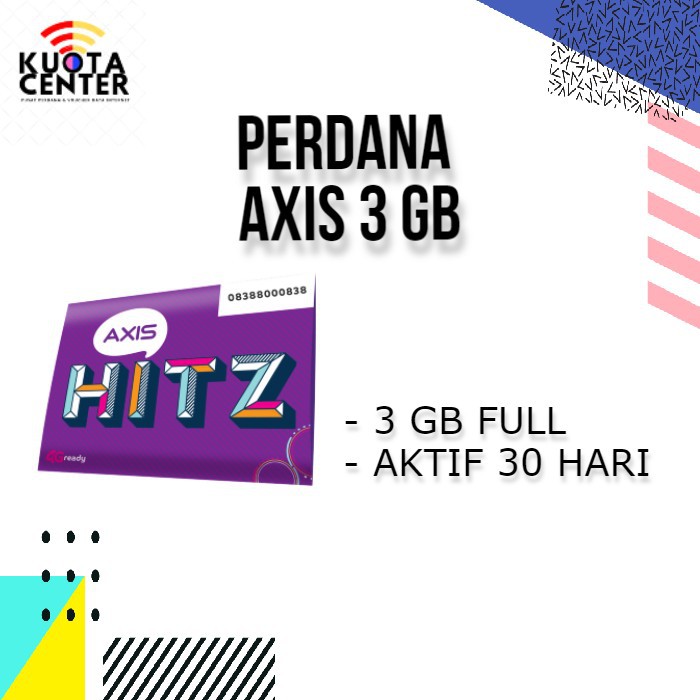 Jual KARTU PERDANA AXIS 3GB (8 GB) | Shopee Indonesia