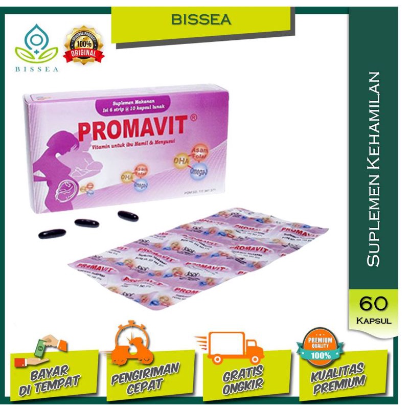 Jual PROMAVIT ( 1 BOX ISI 60 KAPSUL ) | Shopee Indonesia