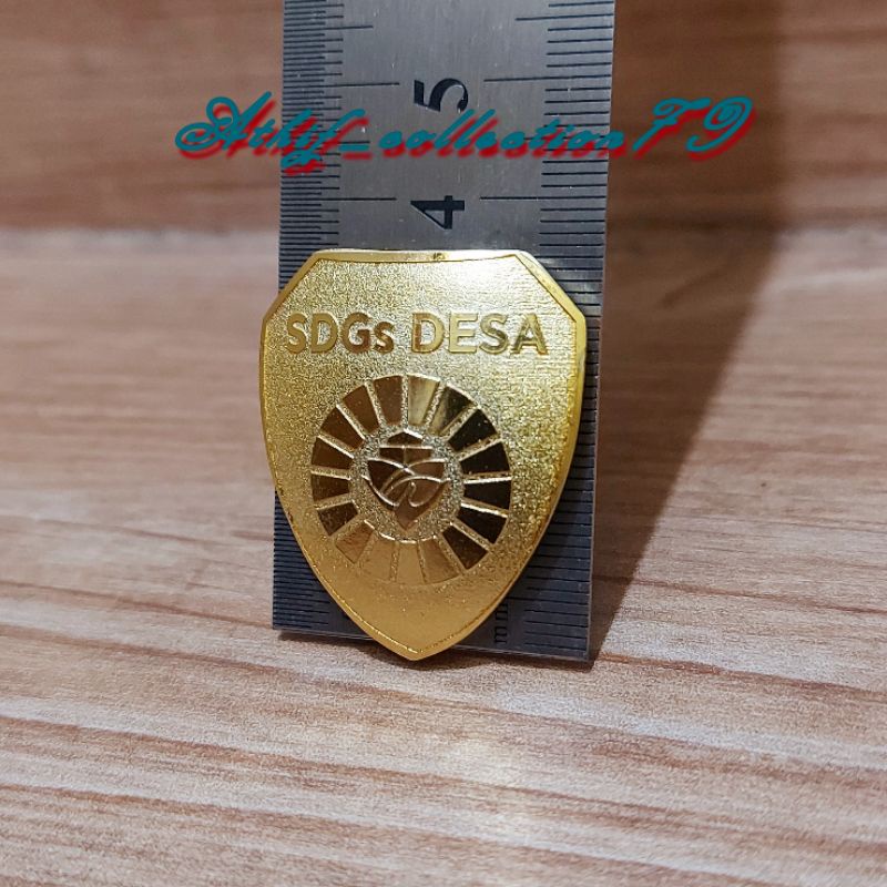 Jual Pin Kemendes SDGs Kuningan Magnet Pin SDGs Kemendes Magnet + Box Pin | Shopee Indonesia