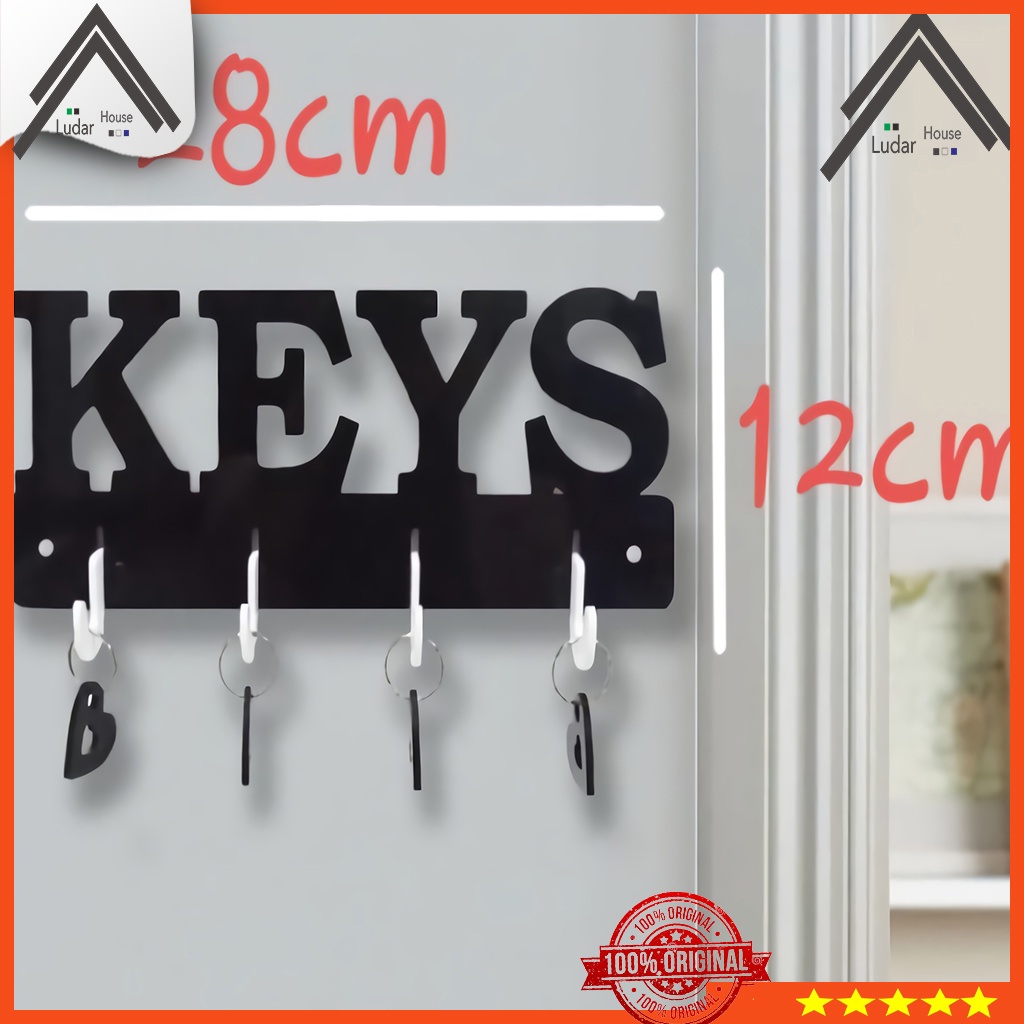Jual Hiasan Dinding Tempat Kunci Rak Gantungan Kunci Dekorasi Dinding ...