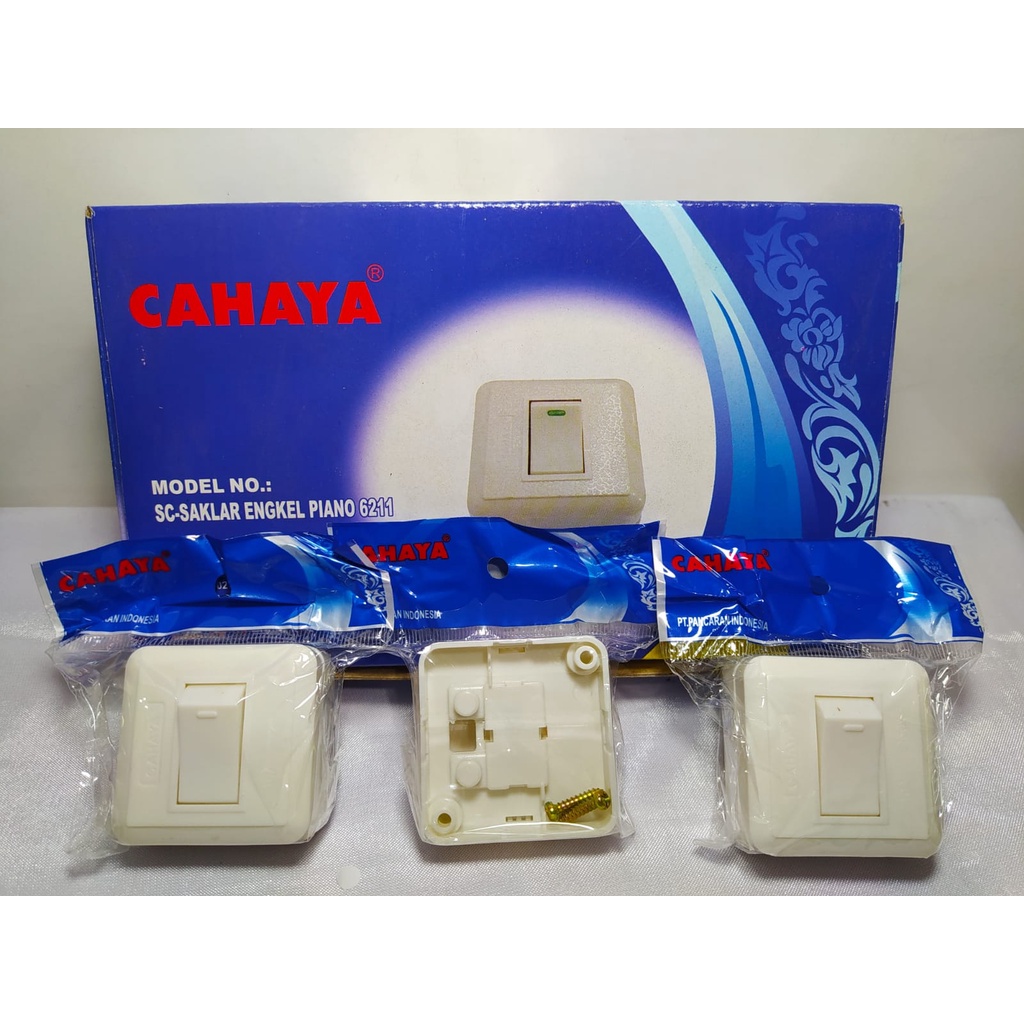 Jual SAKLAR TEMPEL CAHAYA 6211 /SAKLAR ENGKEL CAHAYA | Shopee Indonesia