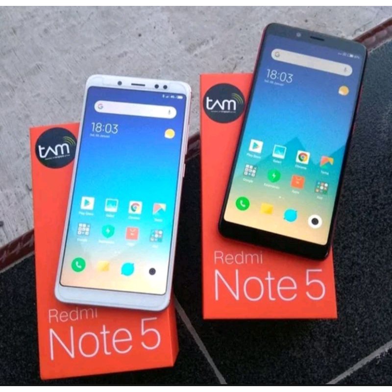 Jual XIAOMI REDMI NOTE 5 RAM 3/32 & 4/64 BEKAS MULUS NO MINUS | Shopee ...