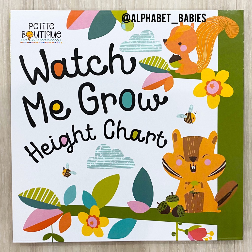 Jual Petite Boutique Watch me Grow Height Chart | Shopee Indonesia