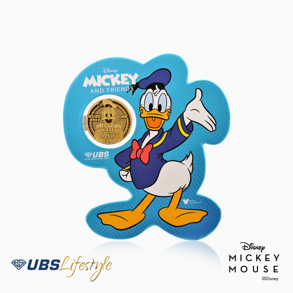 Jual UBS Angpao Disney Donald Duck 0.1 Gram | Shopee Indonesia