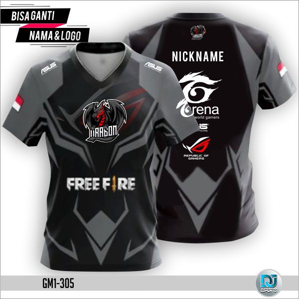 Jual JERSEY GAME / BAJU GAMING TERBARU PRINTING DIGITAL ESPORT PRODUK ...