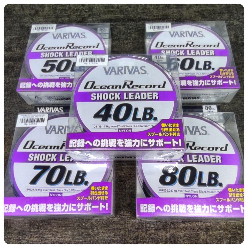Jual SENAR LEADER VARIVAS Ocean Record Shock Leader Nylon 50M | Premium Nylon ShockLeader ...
